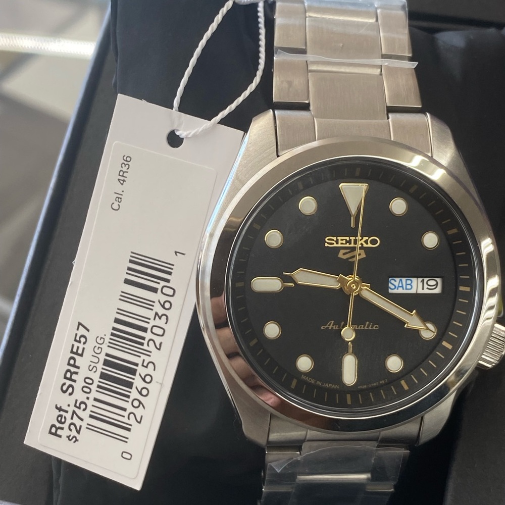 Seiko Black Color , Watch. Automatic Movement Complet… - Gem